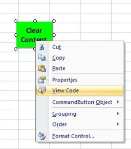 How To Add Clear Content Button in Excel? - MSOfficeGeek