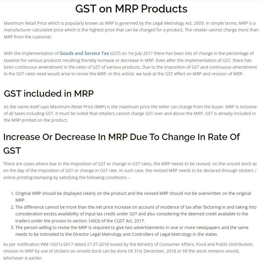 Ready-To-Use GST Invoice Template For Retailers - MSOfficeGeek