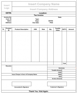 Ready-to-use Fully Automated GST Invoice Template - MSOfficeGeek