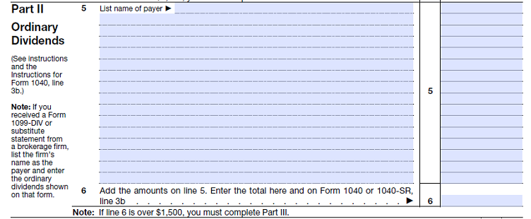 How To Fill Schedule B of Form 1040? - MSOfficeGeek